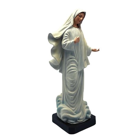 Imagem Nossa Senhora Rainha Da Paz Resina 20 Cm
