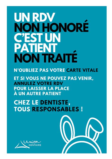Campagne d affichage contre les RDV non honorés dans les cabinets