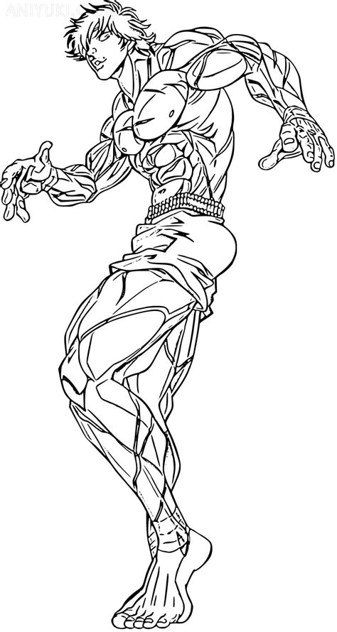 Dibujos De Baki Para Colorear AniYuki Anime Portal