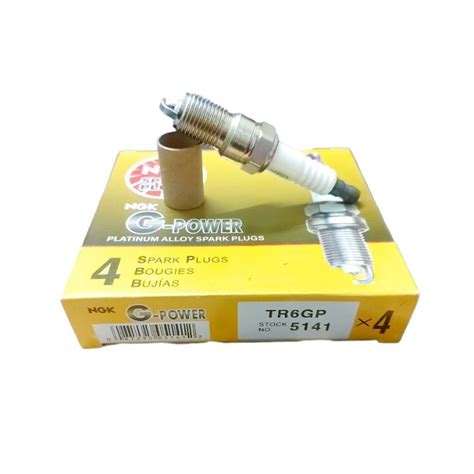 4Pcs NGK G Power Spark Plug TR6GP For Proton Campro Saga BLM FLX Waja