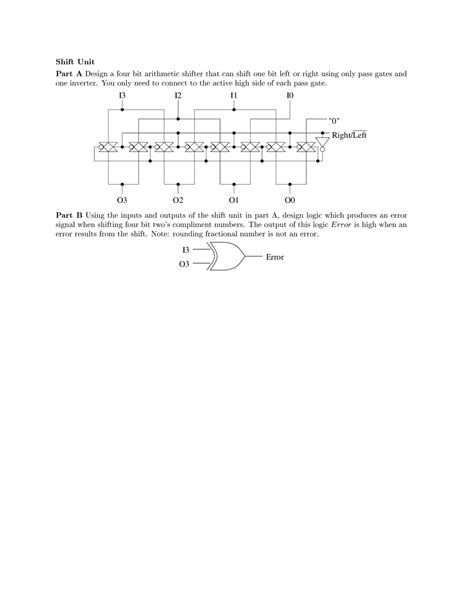 introduction to computer engineer shift unit assignment ece 2030 docsity