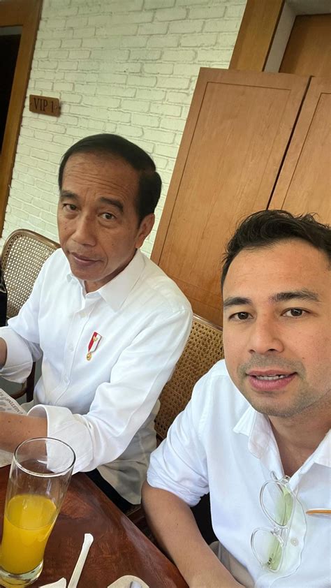 7 Potret Raffi Ahmad Makan Dengan Jokowi Siapa Yang Bayar