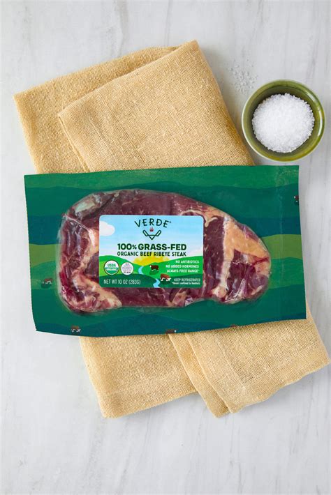 100 Grass Fed Organic Ribeye Steaks Verde Farms