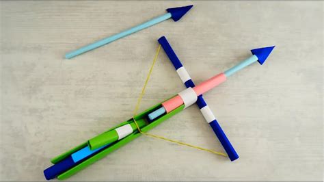 Paper Crossbow Make Origami Crossbow Ballesta De Papel Como Hacer