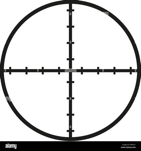 Sniper Sight Symbol Crosshair Target Stock Photos Sniper Sight Symbol
