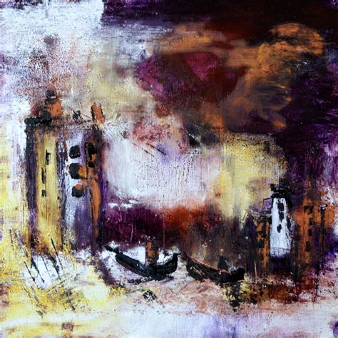 Le Soir Des Vieux Gréements Peinture par Muriel Cayet Artmajeur