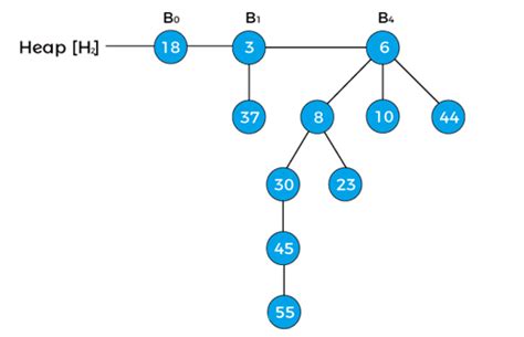 binomial heap data structures javatpoint