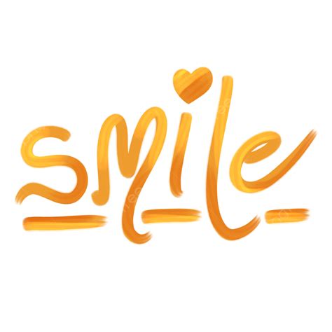 Caligrafia Simples Da Palavra Sorriso PNG Sorriso Arte Da Fonte