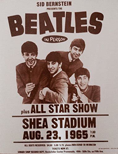 The 5 Best Beatles At Shea Stadium Posters Based On My Personal