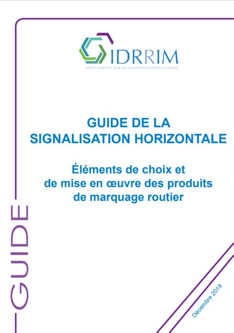 Guide De La Signalisation Horizontale