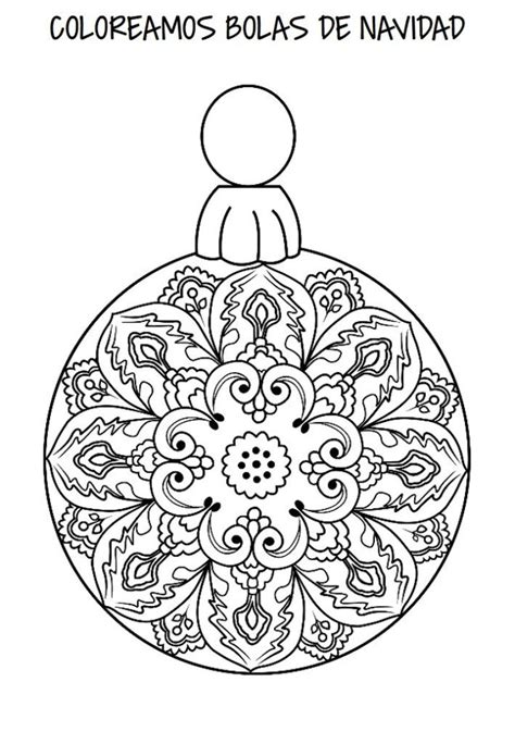 CUADERNO PARA COLOREAR LA NAVIDAD BOLAS MANDALA 5 Bricolaje De