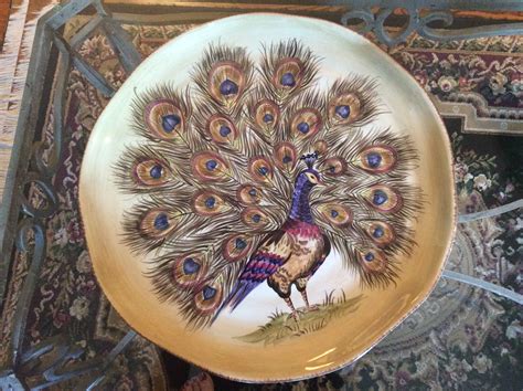 Large Peacock Serving Platter Matches My Everyday Dishes By Tabletops