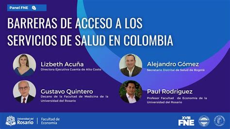 Barreras de Acceso a los Servicios de Salud en Colombia 1º Panel