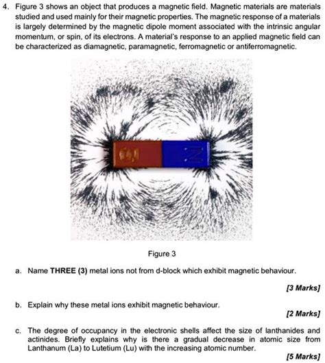 SOLVED Figure Shows An Object That Produces A Magnetic 59 OFF