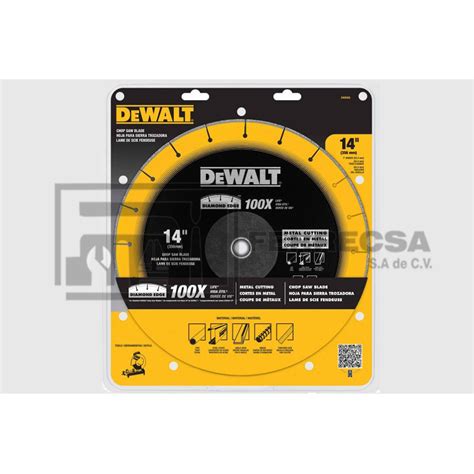 DISCO PARA METAL 14 DEWALT DW8500 Tienda Ferrecsa