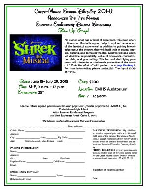 Fillable Online Cm201u Shrek Form Cm201u Fax Email Print PdfFiller