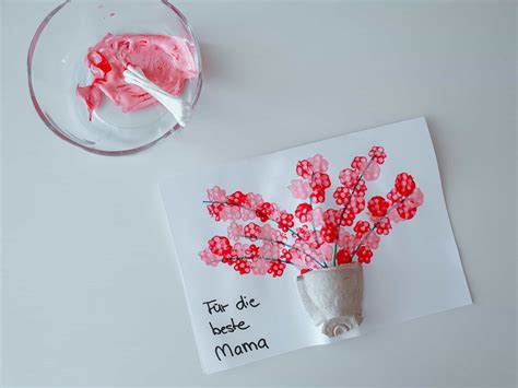 Basteln für Muttertag 8 Geschenke von Kindern für Mama Das