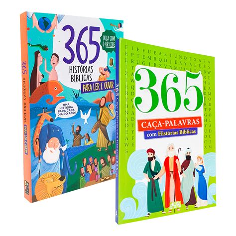 Kit Infantil 365 Histórias Uma Para Cada Dia do Ano 365 Histórias