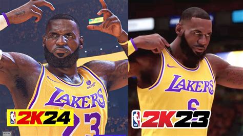 NBA 2K24 Vs NBA 2K23 Graphics Comparison NBA 2K24 Next Gen Gameplay