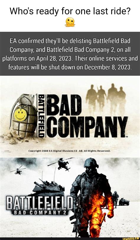 Who S Ready For One Last Ride Ea Confirmed They Ll Be Delisting