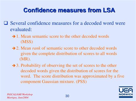 ppt confidence measures in speech recognition powerpoint presentation id 5714643