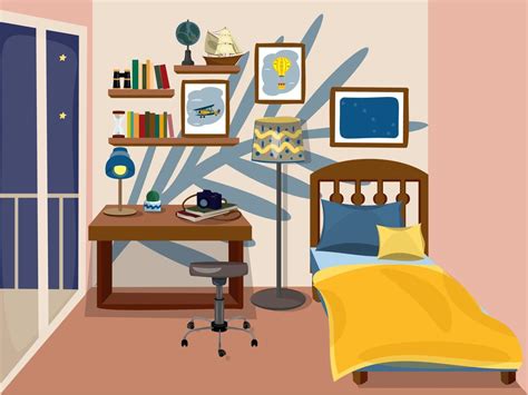 Dormitorio De Adolescente Con Cama Y Lugar De Trabajo Habitaci N Del