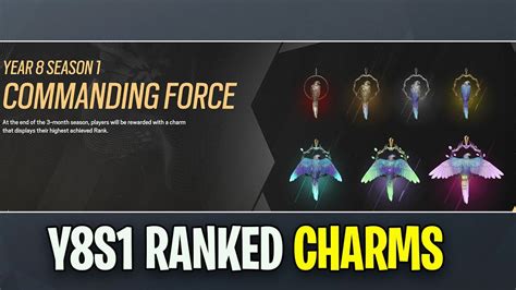 New Y S Ranked Charms Rainbow Six Siege Operation Commanding