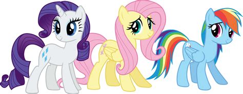 2712637 Safe Artist Cloudyglow Fluttershy Rainbow Dash Rarity