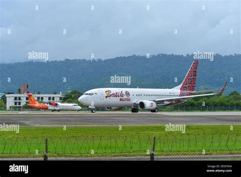Langkawi Malaysia May 28 2023 9M LCV Batik Air Malaysia Boeing 737
