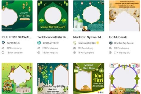15 Link Twibbon Hari Raya Idul Fitri 2023 Terbaru Dan Unik Unduh