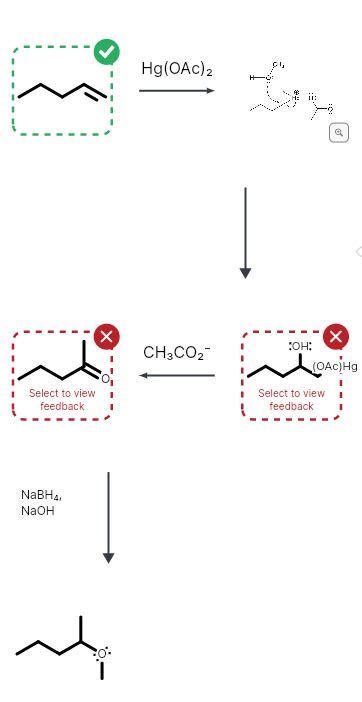 Solved Draw The Structures Of The Missing Reactants Intermediates