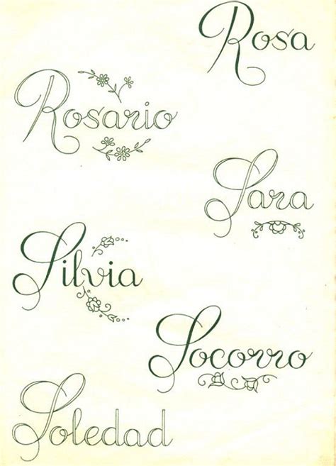 Letras Para Bordar Nombres