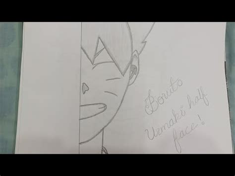 How To Draw Boruto Otsutsuki Mode Step By Step Easy Tutorial Easy
