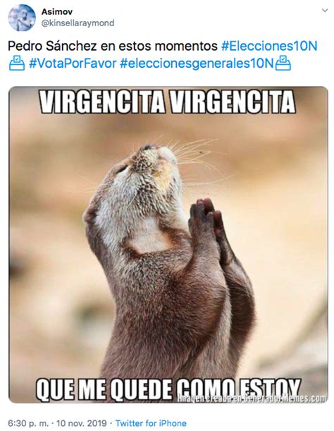 Los memes más divertidos de las elecciones generales 2019 Foto 28 de