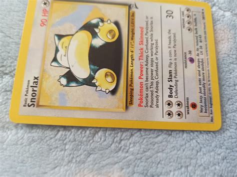 Pokemon Snorlax 30 130 Base Set 2 1999 2000 Opole Licytacja Na