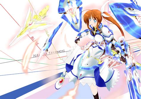 Takamachi Nanoha Raising Heart Strike Cannon And Fortress Lyrical