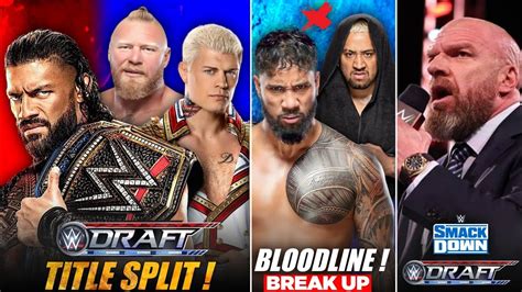 Shocking Roman Vs Brock Vs Cody Title Split Match Bloodline Break