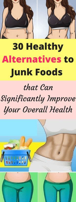30 Healthy Alternatives To Junk Foods That Can Significantly Improve