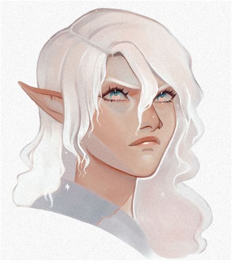 1 Art Moon Genasi Twilight Cleric Token Art DnD Female Character