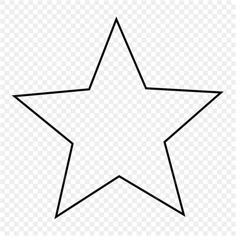 Star Outline Clipart Black And White