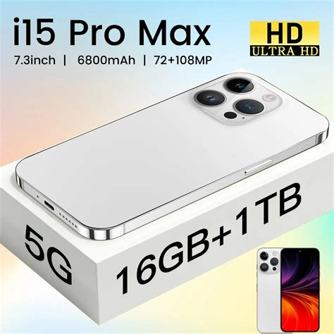 2023 Brand New I15 Pro Max Android Smartphone 6 7inch Full Screen Face