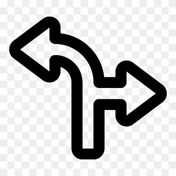 Descarga gratis Cruce dirección navegación icono de flecha png
