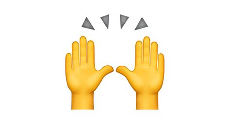 Raising Hands Emoji Meanings Usage Copy