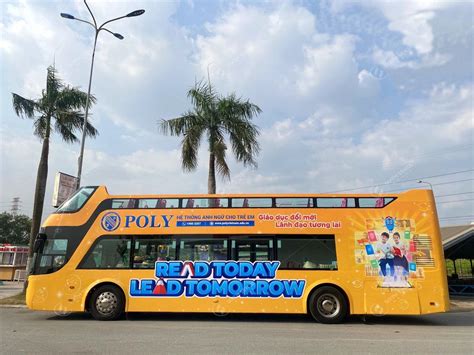 Roadshow xe bus 2 tầng khẳng định đẳng cấp thương hiệu Quảng cáo trên