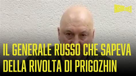VIDEO Surovikin Il Generale Russo Che Sapeva Della Rivolta Di Prigozhin