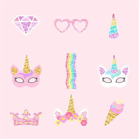 Unicorn Photo Booth Props