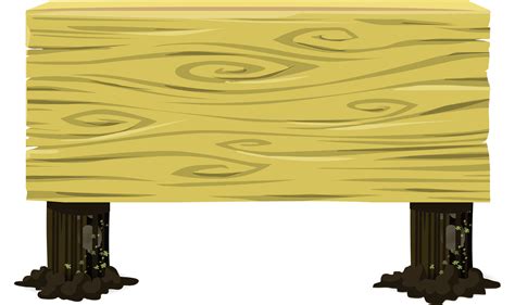 Wooden Sign Blank Wooden Sign Clipart Free Transparent PNG Clip