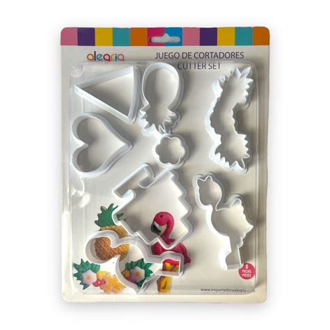 kit de cortadores piña y flamingos Comprar en repzon