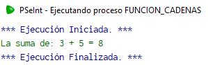Funciones Para Cadenas En Pseint