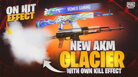 New AKM Glacier With On Hit Effect Upcoming Upgradable Gun Skin